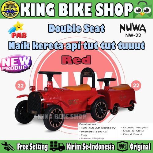 Jual MOBILAN AKI MODEL KERETA API PMB NUWA NW 22 SPORT DUAL SEAT - White - Kota Tangerang - King ...