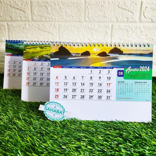 Jual ATE01 KALENDER MEJA / KALENDER DUDUK TAHUN 2024 MOTIF - KM-02 ...