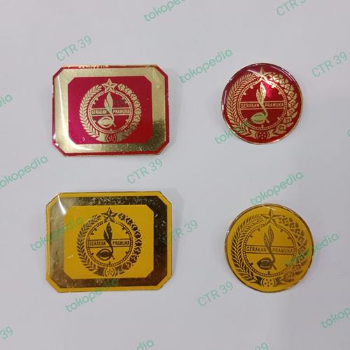Jual Pin tanda topi pramuka siaga, penggalang, penegak (siswa/siswi ...
