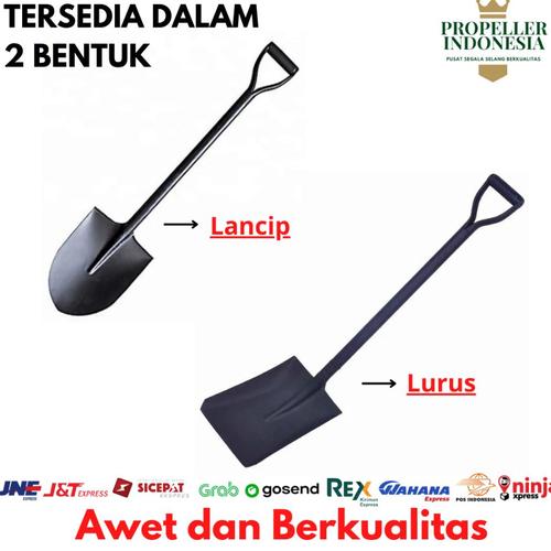 Jual Ishupa Sekop Taman Tanah Skop Kebun Lancip Lurus Baja - 80cm ...