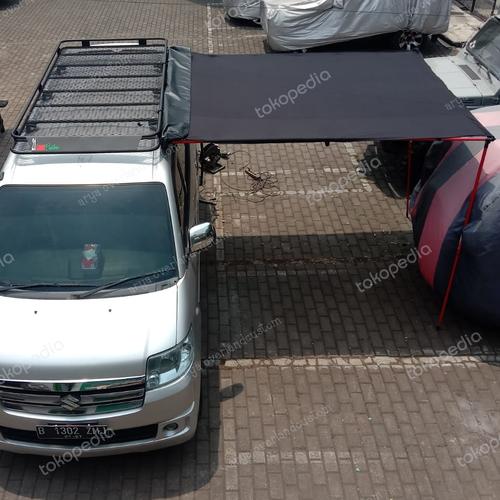 Jual Roofrack mobil / Side awning / tenda samping car / Roof Rack ...