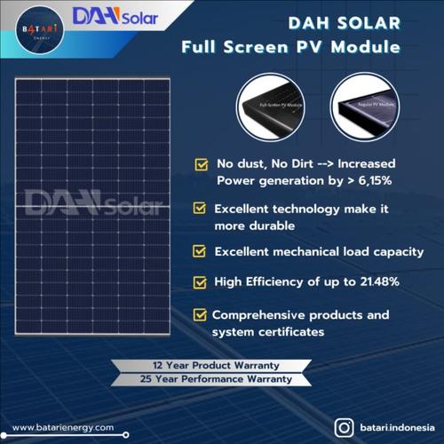 Jual DAH SOLAR PANEL SURYA FULLSCREEN DHM-72X10/FS 550W MONOCRYSTALLINE ...