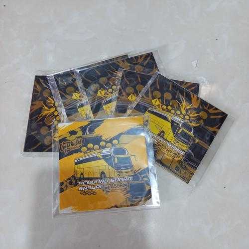 Jual 5 stiker bus sticker bis bahan mirror pemburu suara basuri kotak ...