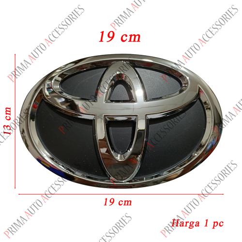 Jual Emblem Mobil Logo TOYOTA BG HITAM 19 cm - Jakarta Utara - Prima ...