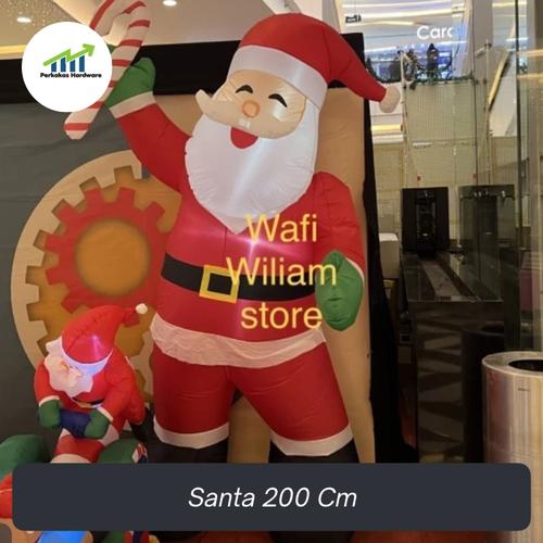 Jual Noelle 200 Cm Patung balon Boneka Santa Claus besar Dekorasi natal ...