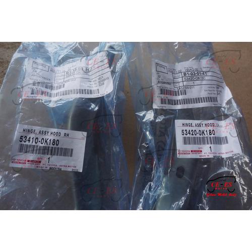 Jual TOYOTA Innova 2015-2023 Engsel Kap Mesin RH/LH 53410/53420-0K180 ...
