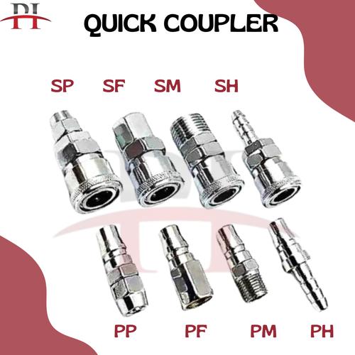 Jual Coupler Quick Angin Sambungan Hose Kompresor PF-20 - Jakarta Barat ...