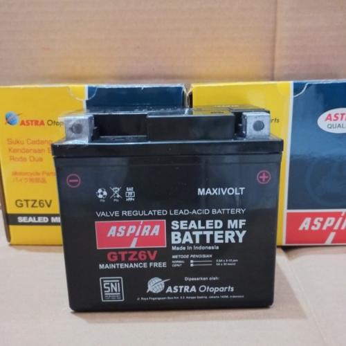 Jual Aki Motor New Nmax, Scoopy ISS, New Aerox 155 ASPIRA GTZ6V ASTRA ...