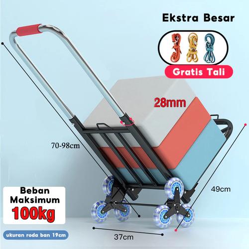 Jual Troli Galon Lipat / Trolli Barang Belanja / Trolley Besi Serbaguna ...