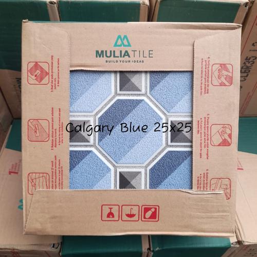 Jual keramik mulia tile 25x25 calgary blue - Kab. Bekasi ...