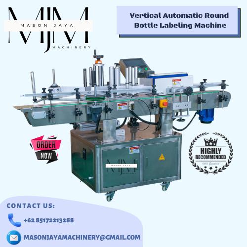 Jual Mesin Labeling Vertical Automatic Round Bottle Labeling Machine ...