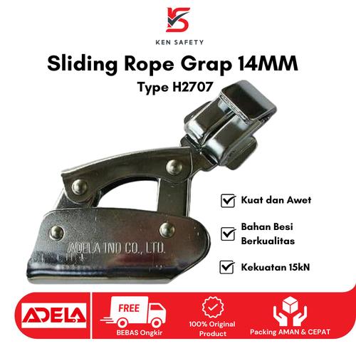 Jual Sliding Rope Grab 14mm untuk Tali Lanyard Body Harness Adela H2707 ...