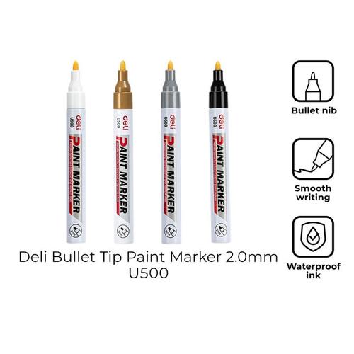 Jual SPIDOL PERMANEN JUMBO 2.0 SILVER EMAS PERAK DELI U500 PAINT MARKER ...