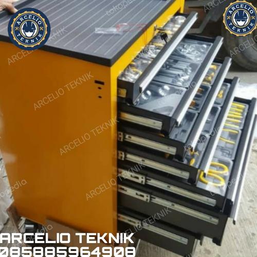 Jual Lemari Cabinet Tool Box 7 Laci Alat Pertukangan Lengkap Merek ...