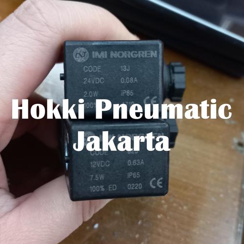 Jual Norgren imi herion coil solenoid valve 13J 24VDC / 82J 12VDC ...