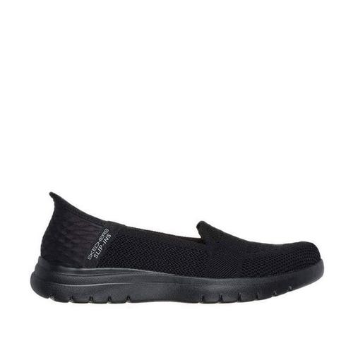 Jual Skechers Slip-Ins On-The-Go Flex Women's Shoes - Black Original ...