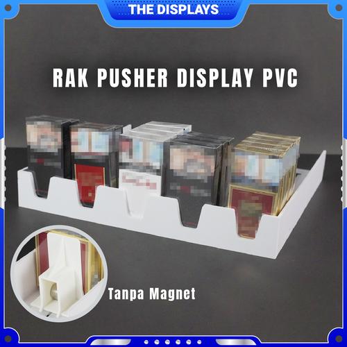 Promo Pusher Rak Display PVC Board Otomatis Model Grup 5 Baris - Kab ...