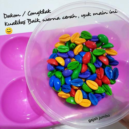 Jual Main Mainan Anak Jadul Dakon Plastik Mainan Tradisional - Besar ...