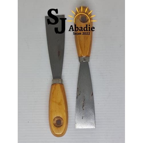 Jual TRIFU Kapi Kape Scraper Gagang Kayu 1 1/4 dan 4 Inch - 2,5 Inch ...
