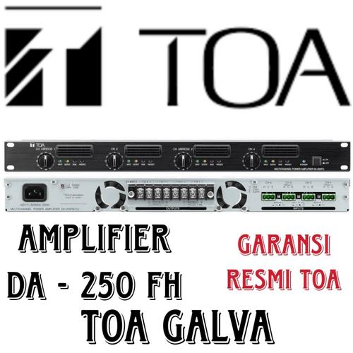 Jual Power Ampli TOA DA 250 FH Original, GARANSI RESMI TOA GALVA ...