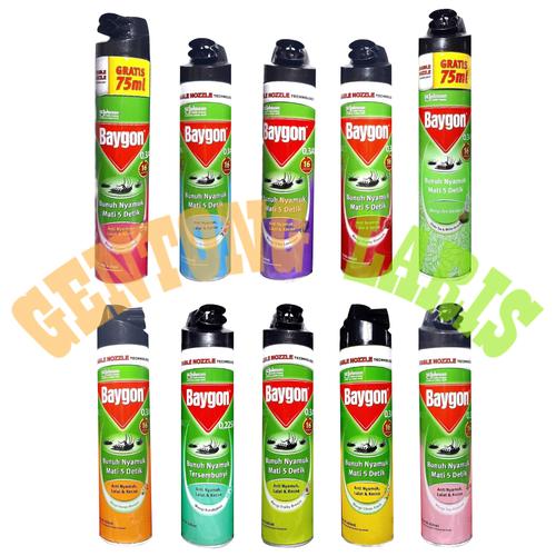 Jual Baygon Aerosol 600ml / 600+75ml / 750ml ALL VARIANT Obat Nyamuk ...