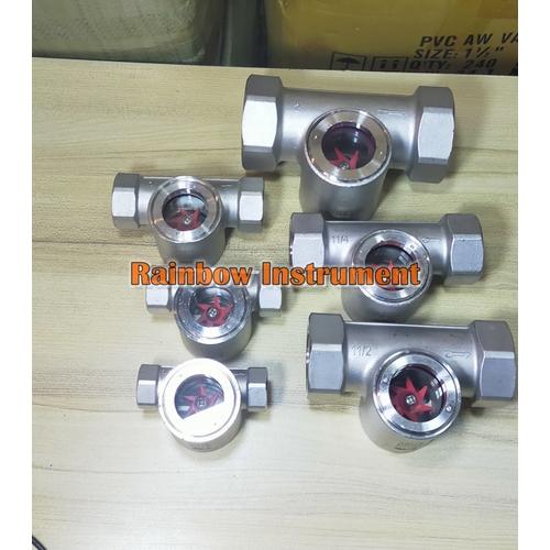 Jual Flow Indicator 1" Inch Sight Glass SS304 Inchi DN25 Drat - Jakarta ...