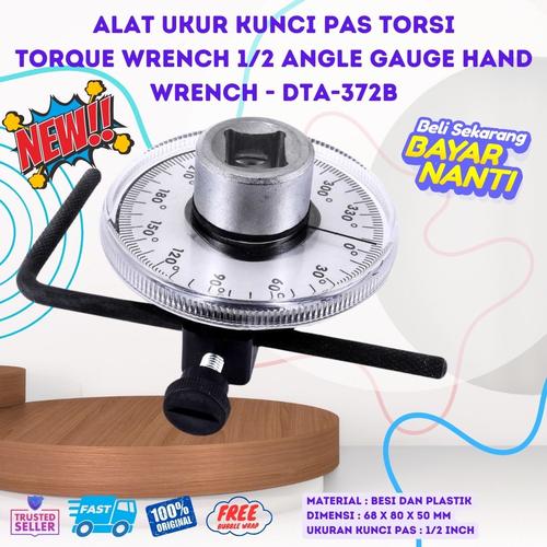 Jual Alat Ukur Kunci Pas Torsi Torque Wrench 1/2 Angle Gauge Hand Kokoh ...