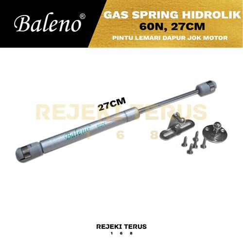 Jual Gas Spring Hidrolik 60N/6kg SILVER Pintu Lemari Dapur Jok Motor ...