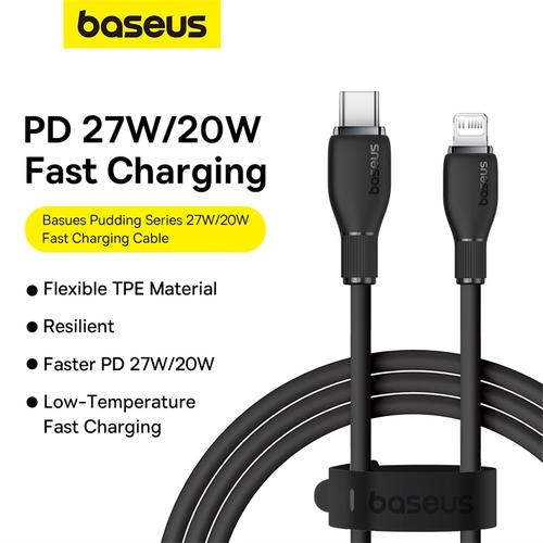 Jual Baseus Kabel Pudding Series Data Cable Type C to iPhone Lightning ...