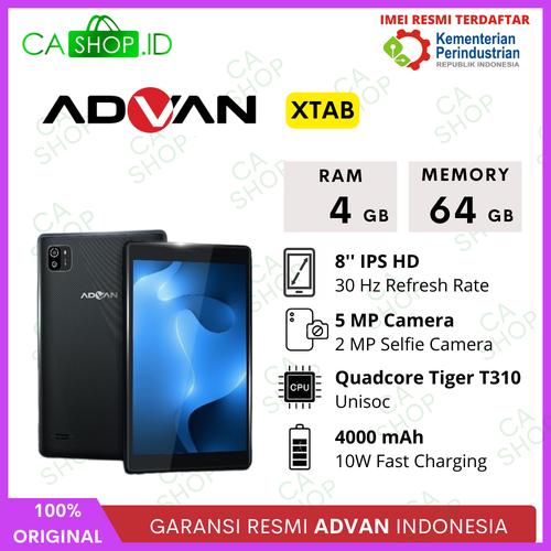 Promo Advan XTAB - 4GB 64GB (4/64) Tablet 8" IPS New Original Garansi ...
