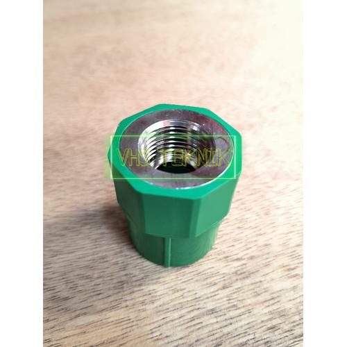 Jual SOCK DRAT DALAM PPR 3/4" x 1/2" SDD PPR 25 x 1/2" FEMALE SOCKET ...