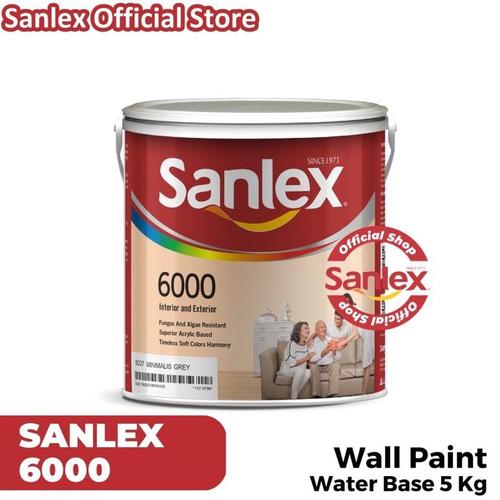 Jual Cat Tembok Sanlex 5 Kg Banyak Pilihan Warna - Putih - Jakarta ...