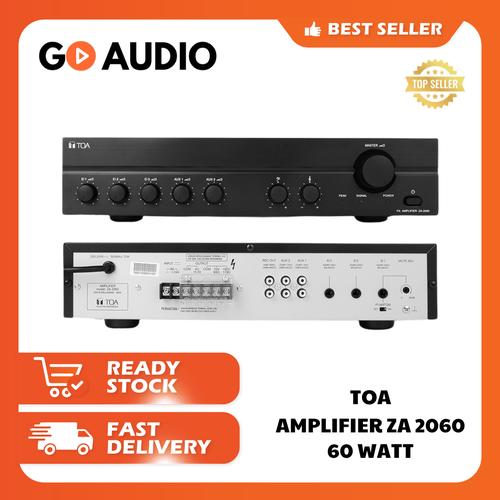 Jual TOA | Amplifier ZA 2060 60Watt Original | Amplifier Speaker ...
