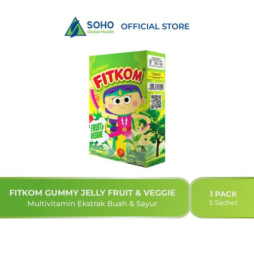 Promo [Free] Gimmick Fitkom Gummy Jelly Fruit & Veggie Multivitamin ...