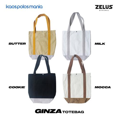 Promo Tote Bag GINZA Bahan Cotton Canvas Premium - Milk - Jakarta Barat ...