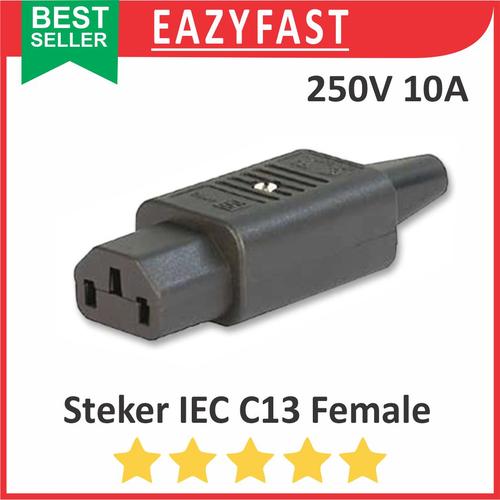 Jual Steker AC UPS CPU PC C13 IEC Connector Power Female Socket Soket Jack - Kab. Bandung ...