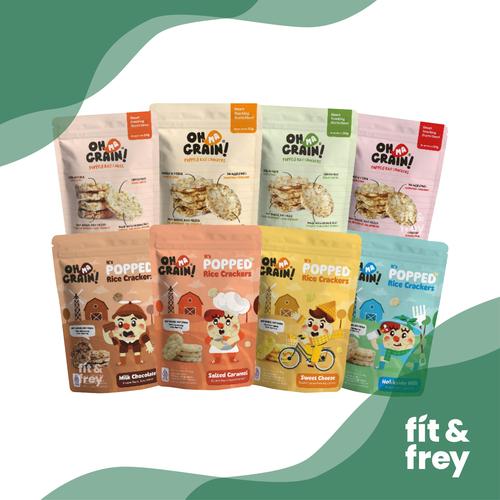Jual OH MA GRAIN 50g Popped Rice Crackers - Keripik Beras Organic No ...