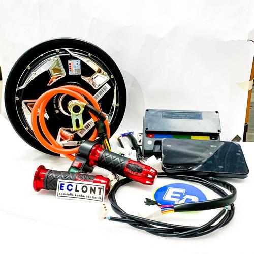 Jual Kitset Motor Listrik BLDC Hub QS 2kW 10inc 60V/72V - 60V - Kab ...