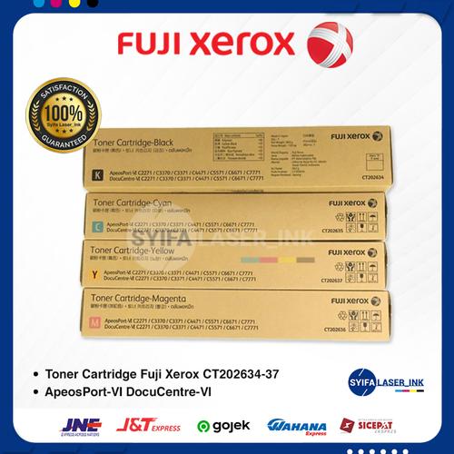 Jual Toner Xerox c3370 1 Set CT202634-37 AP VI DC Vi C2271 C3370 C3371 ...