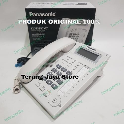 Jual Telepon Kabel Panasonic KX-TS880MX (Putih) Pesawat Telepon Rumah TS880 - Jakarta Barat ...