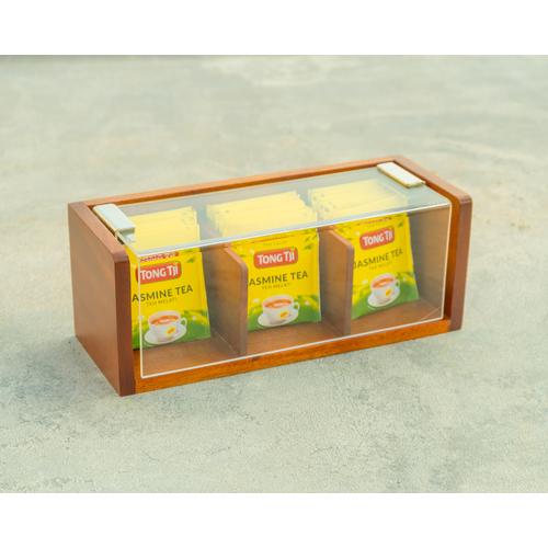 Jual Wooden Coffe Tea Box Storage - Tempat Penyimpan Teh Kopi Kayu ...