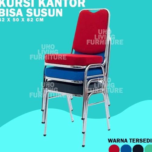 Jual Kursi Susun Kantor Pesta Model Futura Chitose Kantor Baru - Biru ...