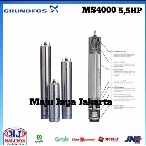 Jual Motor Grundfos MS 4000 4kw 5,5HP 380V Motor Pompa GRUNDFOS MS4000 4KW - Jakarta Barat ...