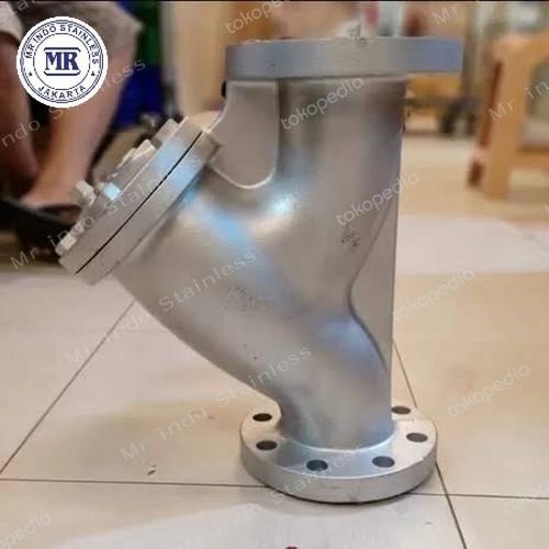 Jual Y Strainer Flange JIS 10K Stainless 2.1/2" Inch SS304 DN65 ...