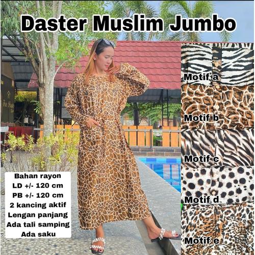 Jual DASTER MUSLIM JUMBO RAYON MURAH BAHAN ADEM LONGDRESS BAGUS DEWASA ...
