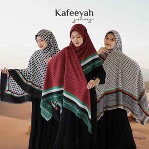 Jual Kerudung Palestina Hijab Jilbab Voal Segi Empat 130cm Dan 140cm ...