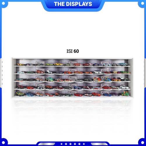 Jual Rak Hotwheels Serong PVC BOARD isi 60 Dengan Background - 02 - Kab ...