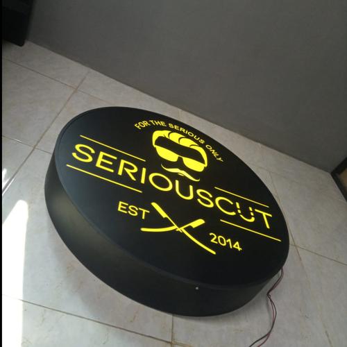 Jual Neon box bulat diameter 90cm - 1 sisi - Kab. Bekasi - Indosign ...