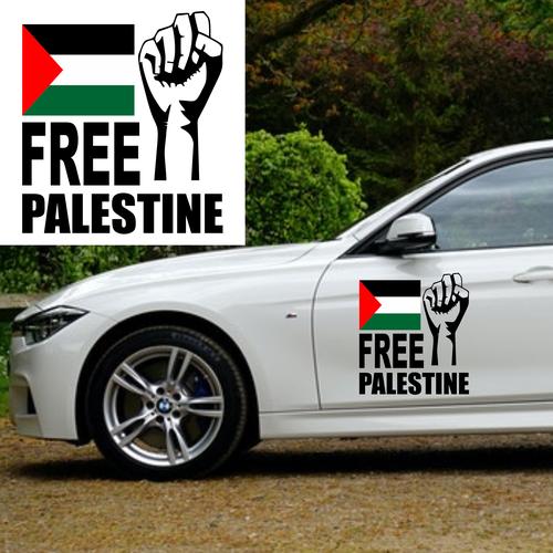 Jual Cutting Sticker Free Palestine Stiker Pintu Mobil Palestina ...