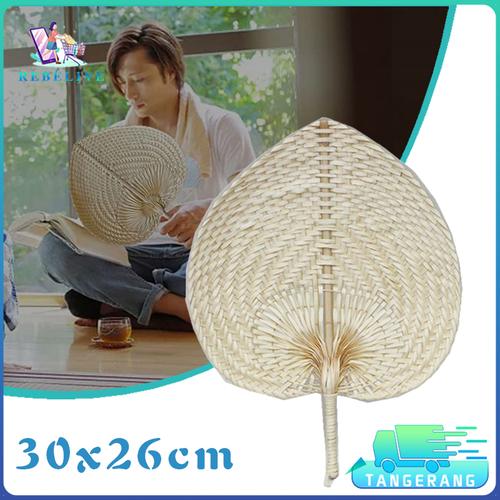 Jual 38cm Kipas Rotan Tangan Kipas Polos Kipas Rotan Pandan - Kota ...